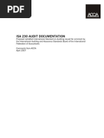 ISA-230 Oct 2022 | PDF | Audit | Auditor's Report