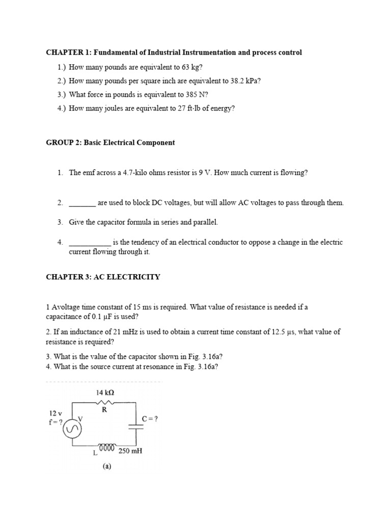 Industrial Instrumentation Basics | PDF