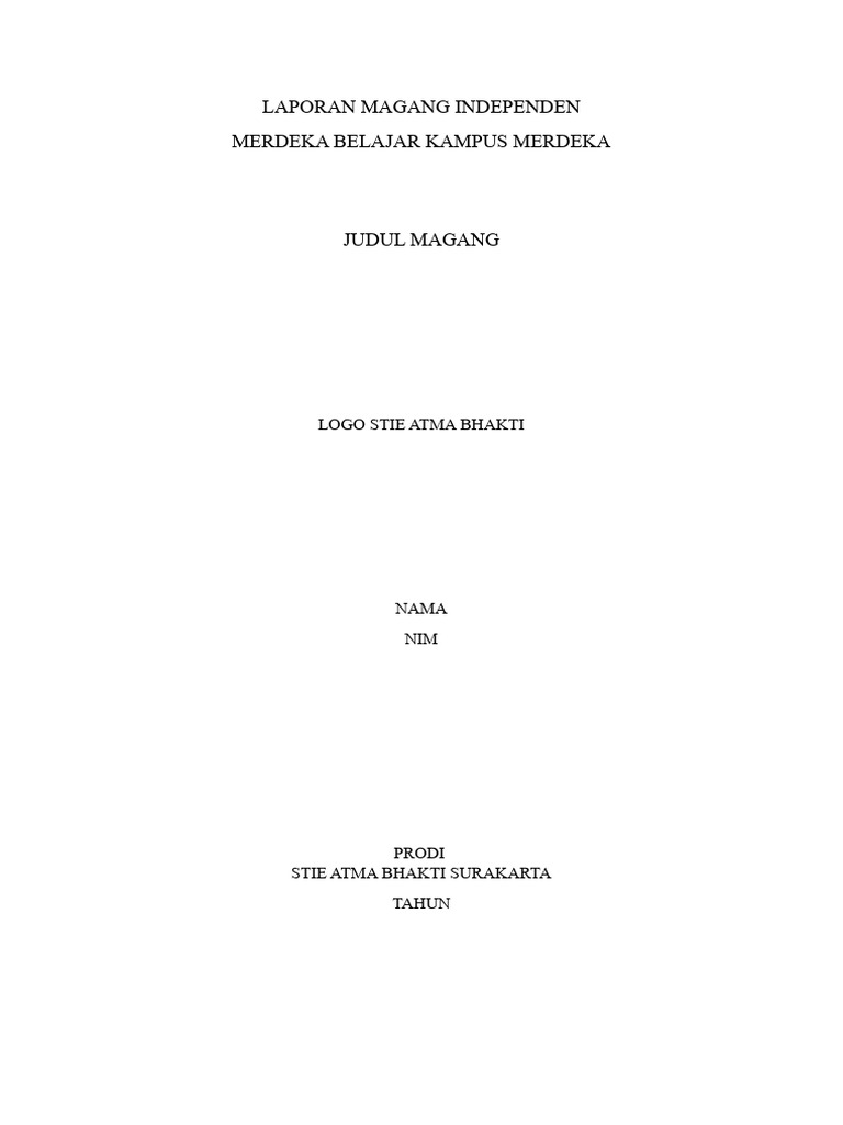 Laporan MBKM Magang Independen Ab | PDF | Bisnis | Seni
