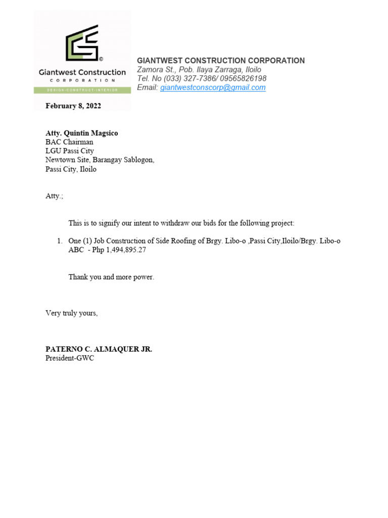 Withdraw Project Passi | PDF | Politics | Social Science