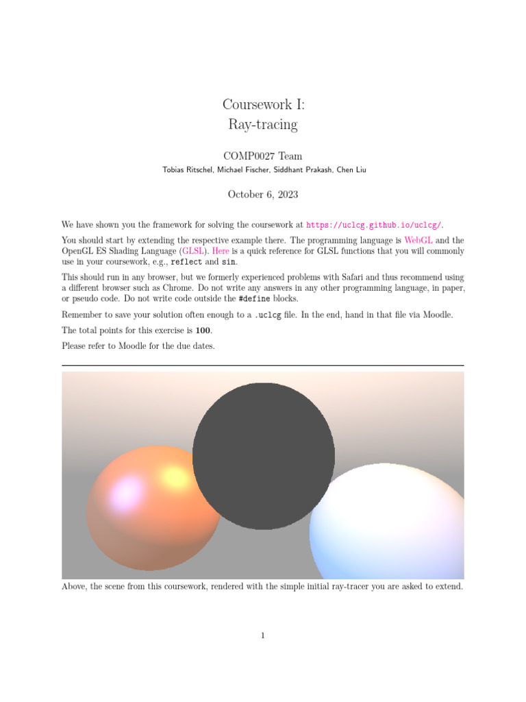 Comp0027 CW1 | PDF | Teaching Methods & Materials | Technology & Engineering