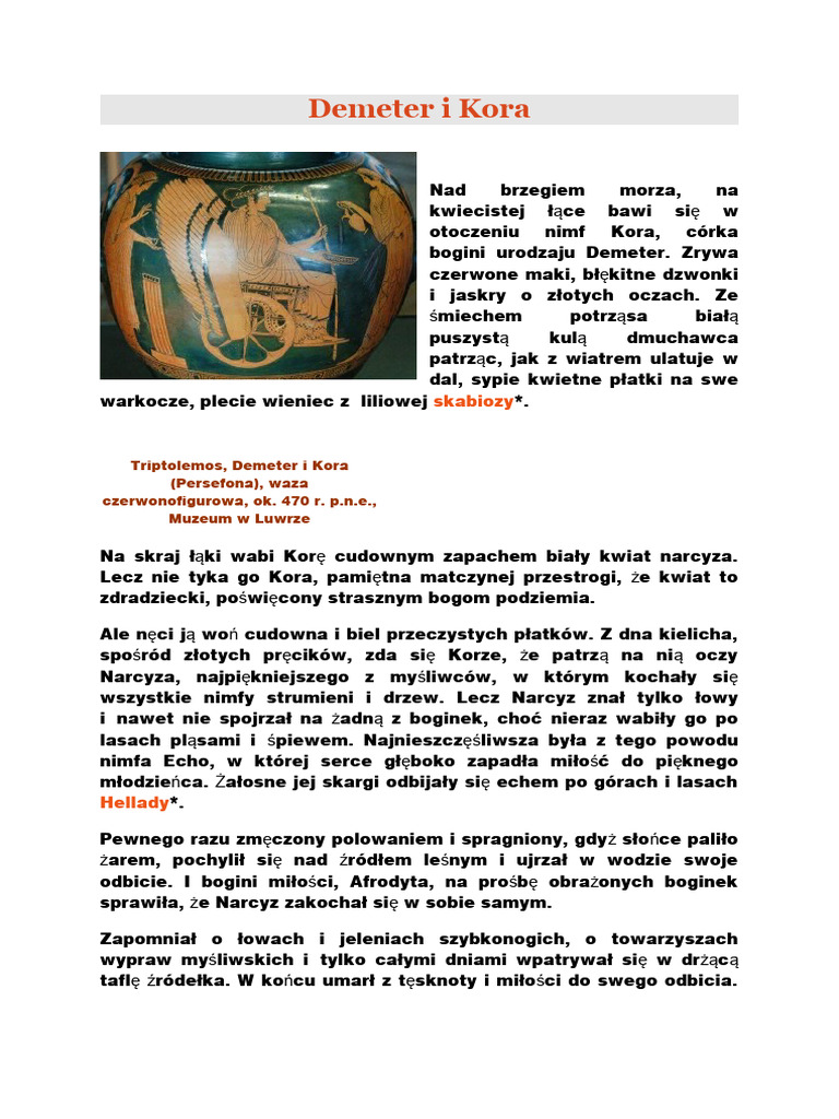 Demeter I Kora | PDF