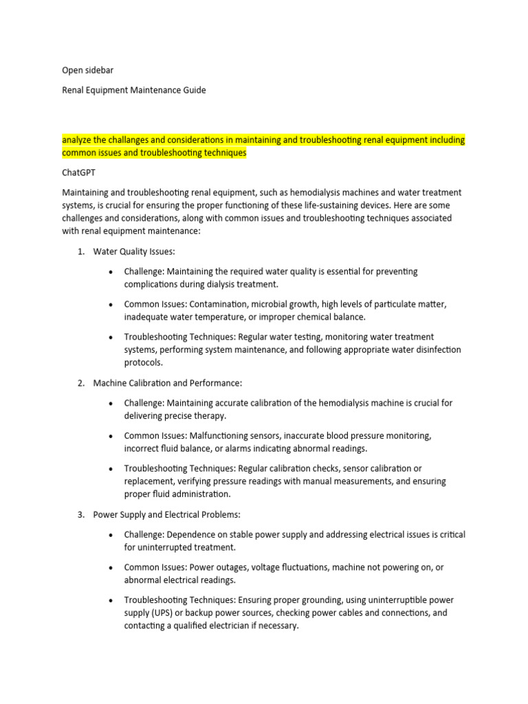 Assingments and Presentations (Imaging, Electrosurgery and Renal) | PDF ...