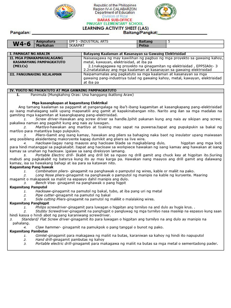 q4 Epp Ia 5 Week4 6 | PDF