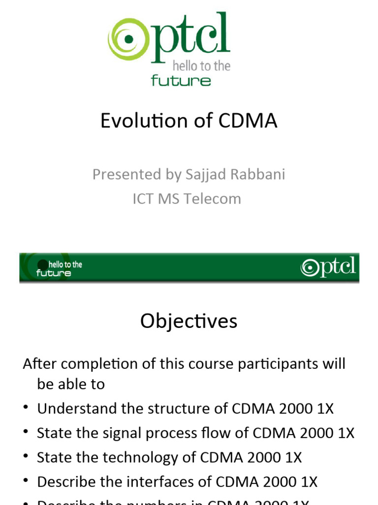 Evolution of CDMA BE | PDF