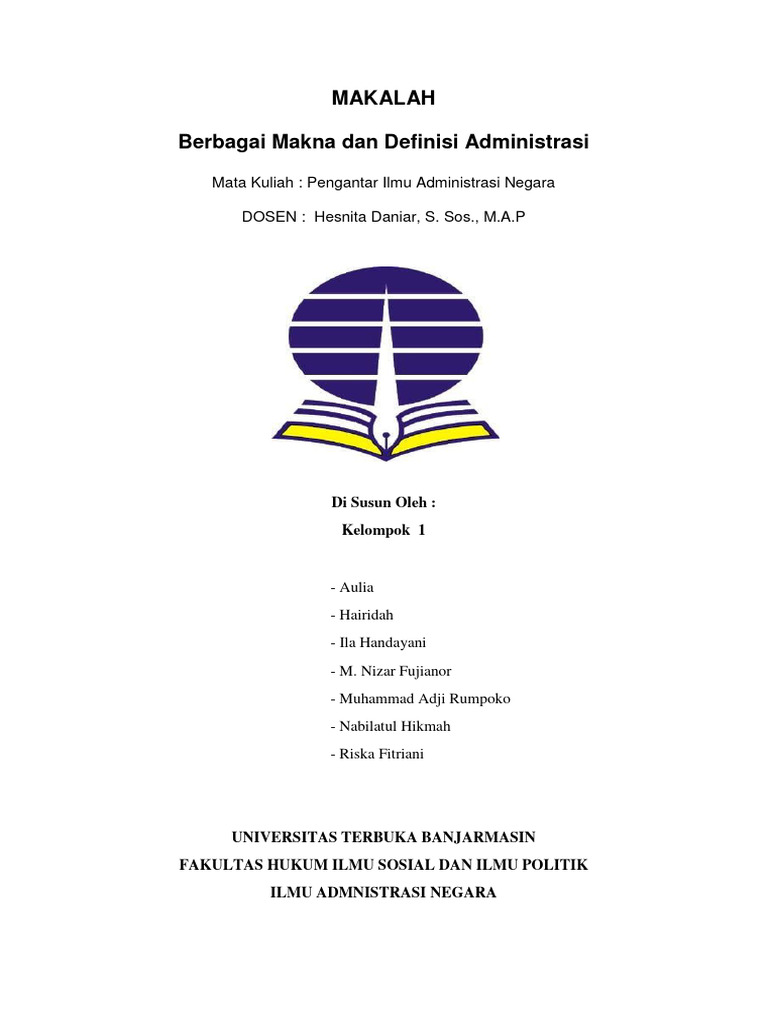 Makalah Administrasi | PDF