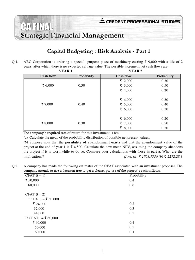 Capital Budgeting | PDF | Depreciation | Capital Budgeting