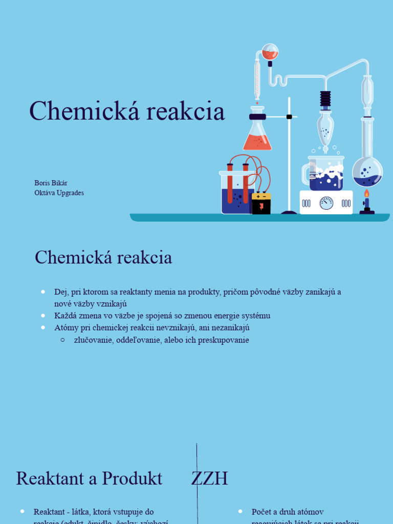 Chemická Reakcia | PDF