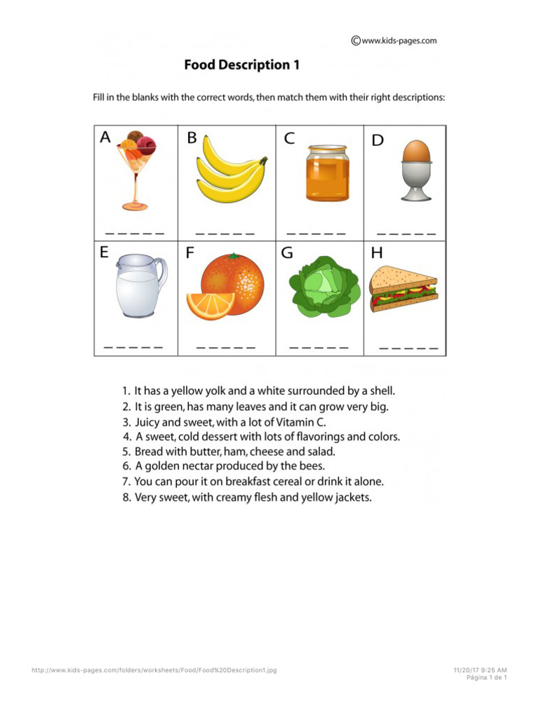 Food Riddle | PDF
