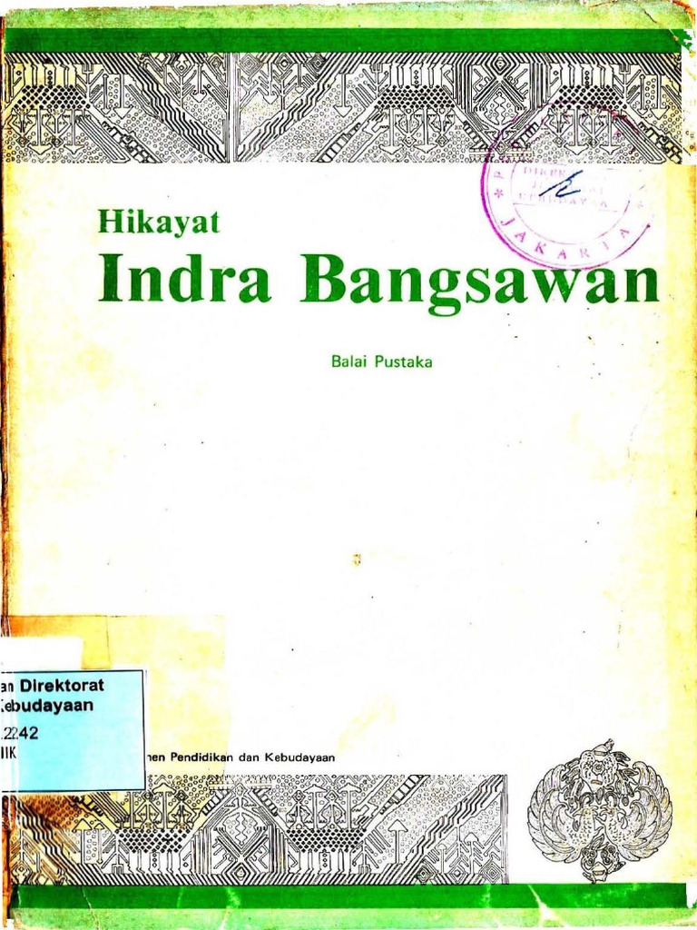 Hikayat Indra Bangsawan | PDF | Ilmu Sosial