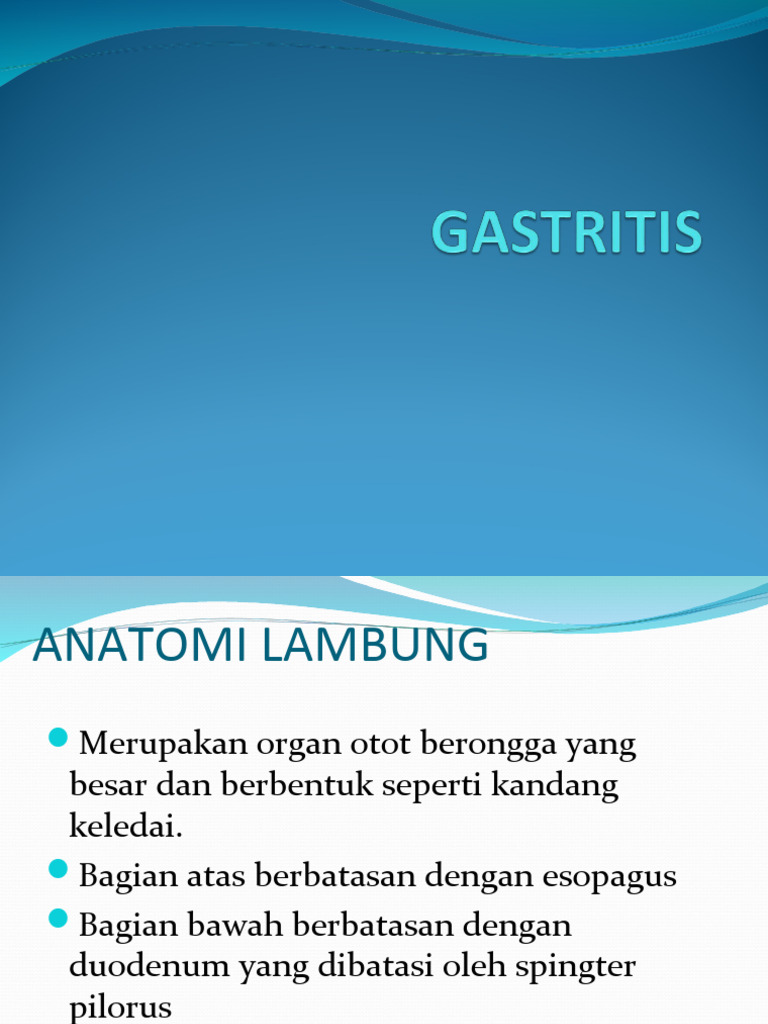 GASTRITIS | PDF | Kesehatan Holistik