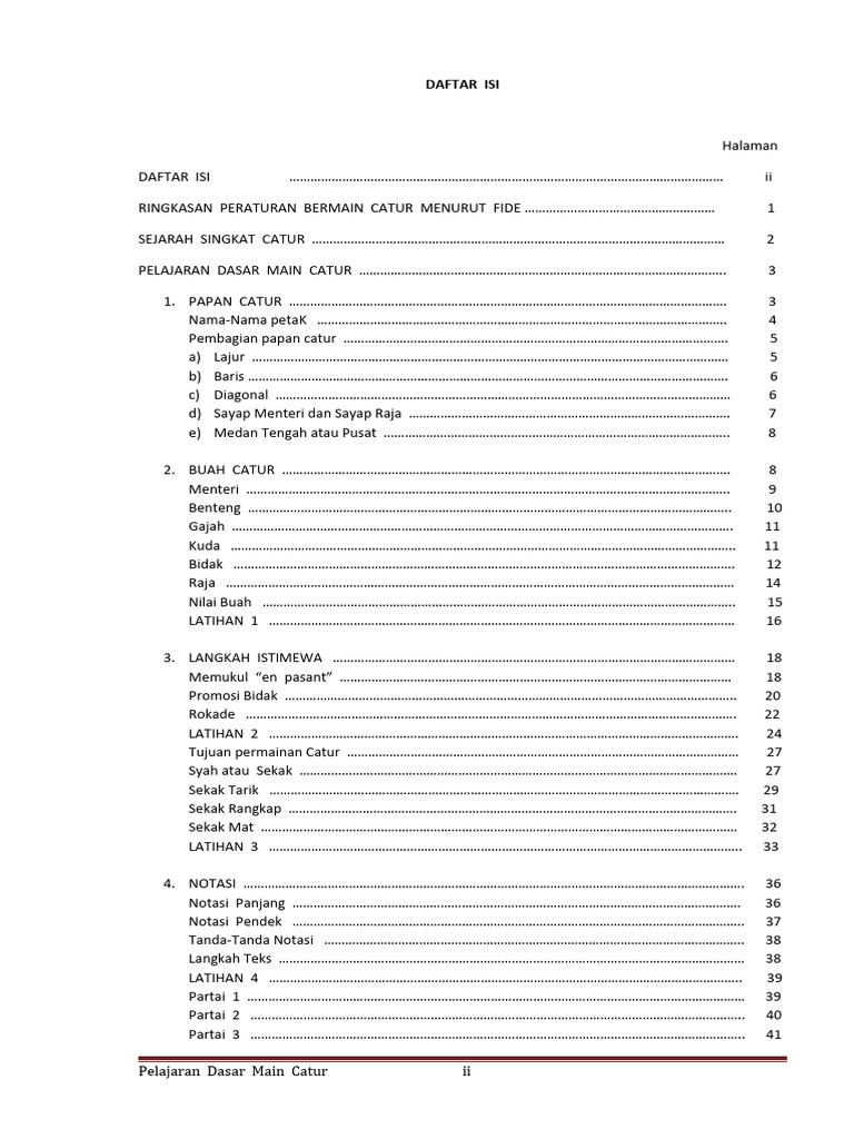 Panduan Dasar Permainan Catur | PDF