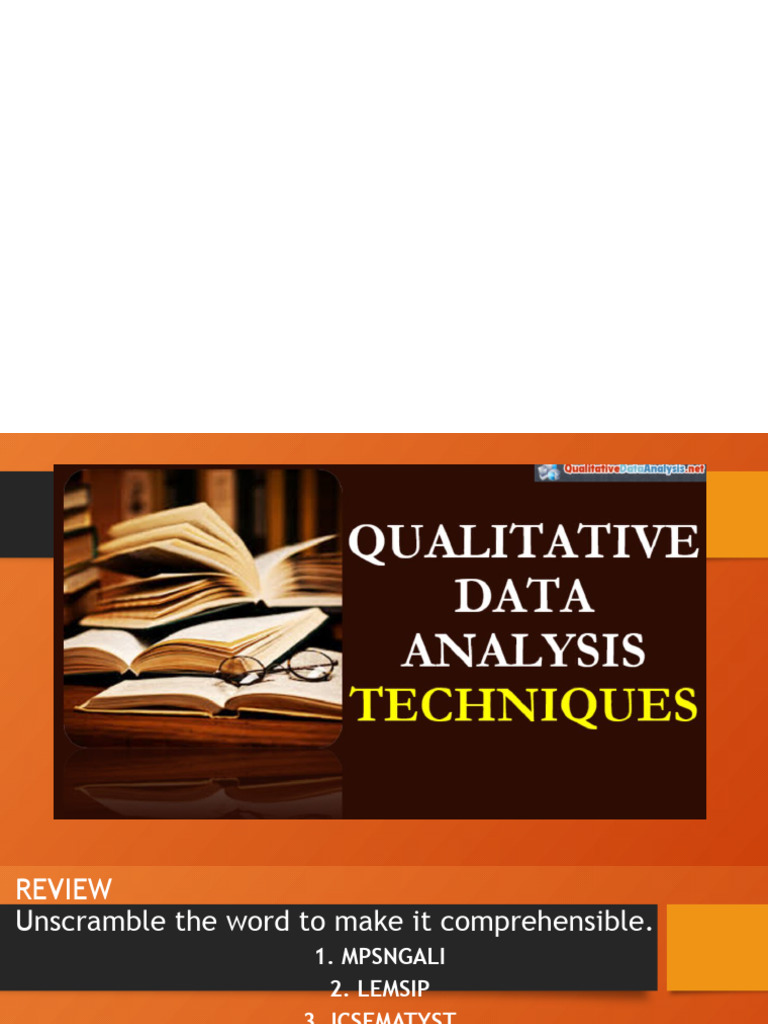Qualitative Data Analysis Techniques Guide | PDF | Data | Qualitative Research