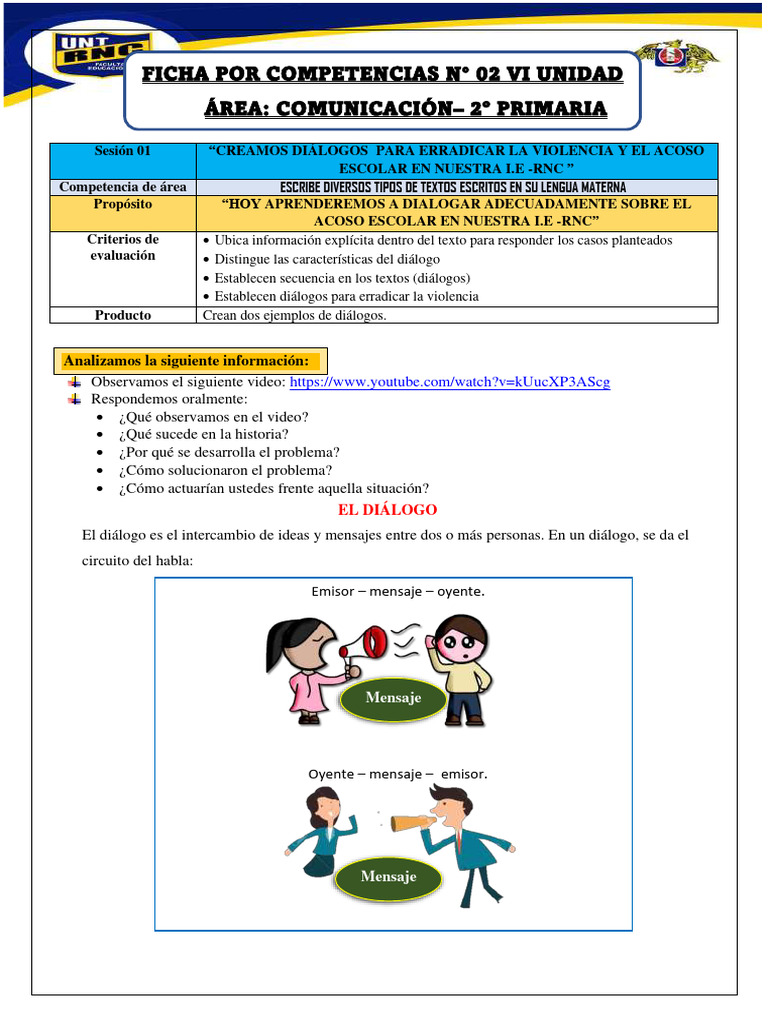 Ficha - El Diálogo (1) | PDF