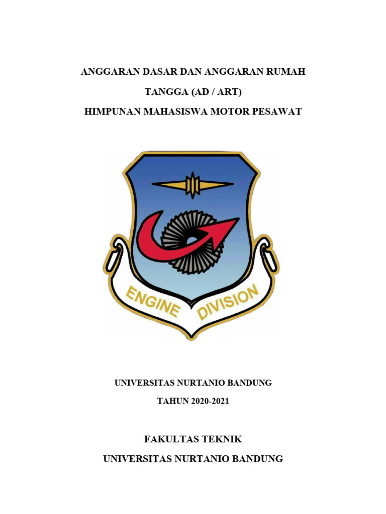 AD/ART Hima Motor Pesawat Unnur 2020-2021 | PDF