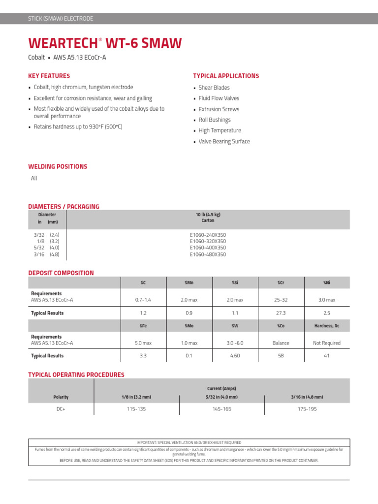 Wps WT-6 - SMAW | PDF | Construction | Welding