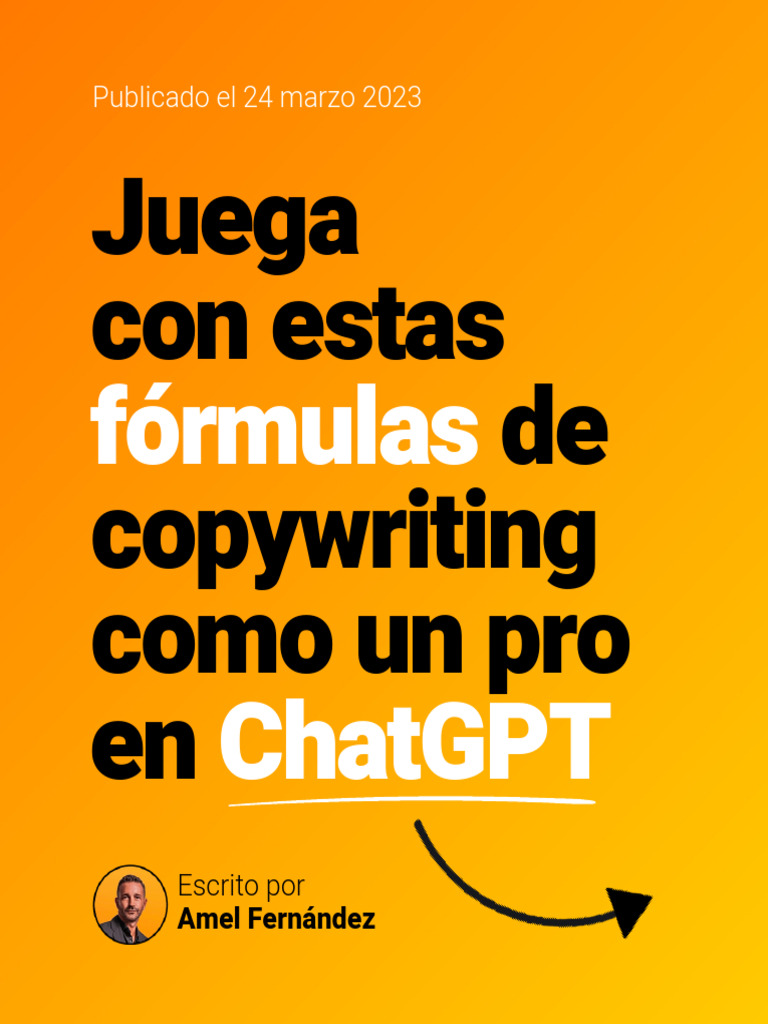 5 F Rmulas de Copywriting Con Prompts Vac Os Amel Fdez 1680109983 | PDF
