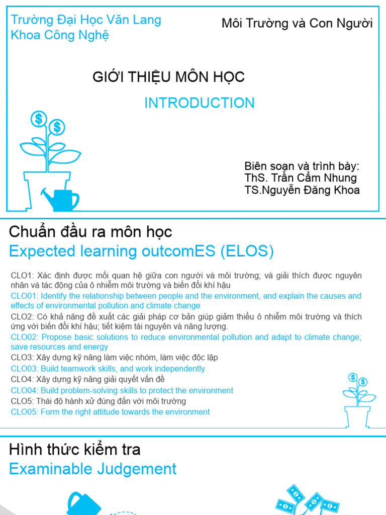 Gioi Thieu Mon Hoc Chuong 1 | PDF