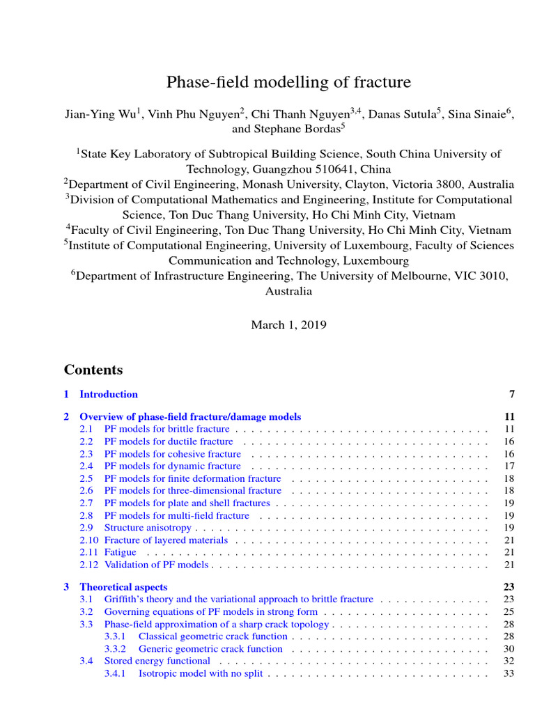 Phase Field | PDF | Fracture Mechanics | Fracture