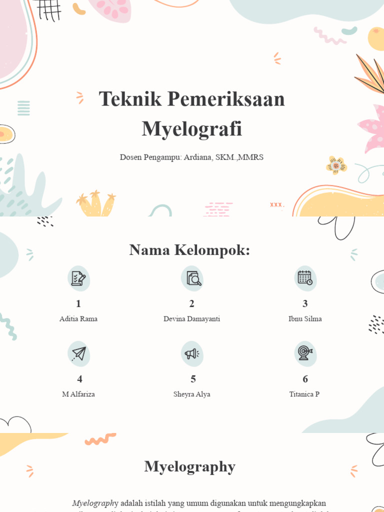 Materi Myelografi | PDF