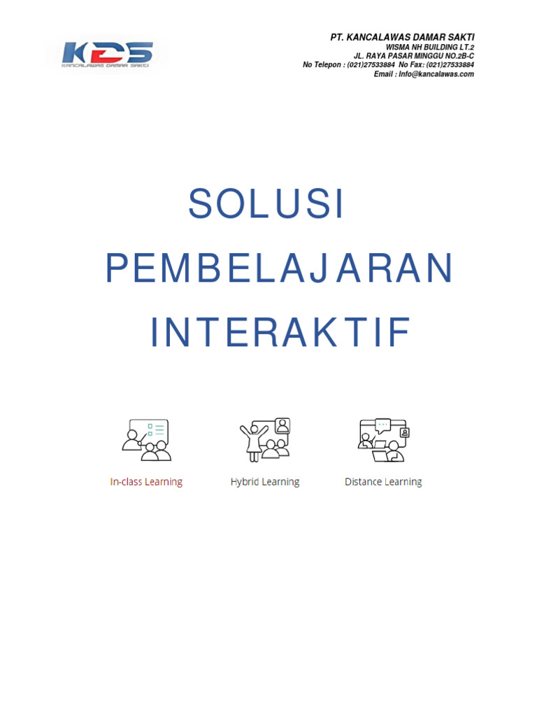 Pembelajaran Interactive Whiteboard Astouch Technology KDS | PDF
