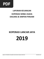 Contoh Laporan Keuangan Koperasi Simpan Pinjam | PDF
