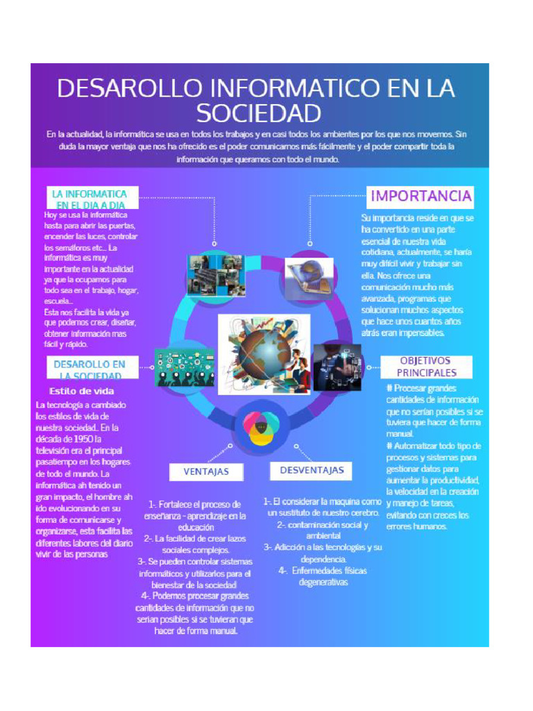 Tarea de Informatica Infografia | PDF