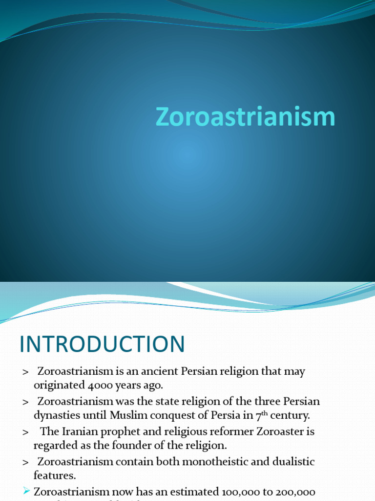 Zoroastrianism | PDF | Zoroastrianism | Religious Faiths