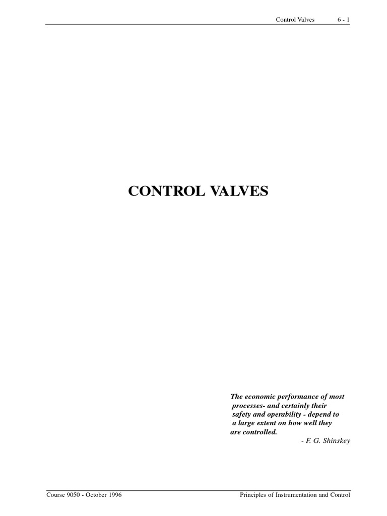 Control Valve | PDF | Valve | Actuator