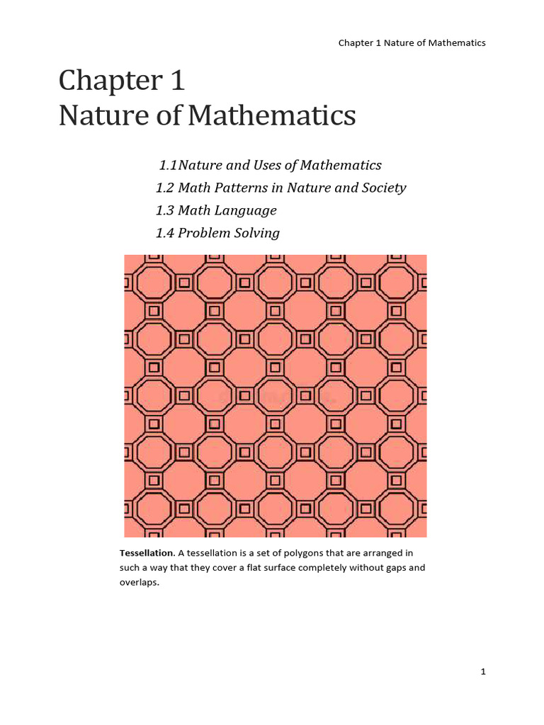 1.1 Nature Math 2nd | PDF | Teaching Mathematics | Geometry