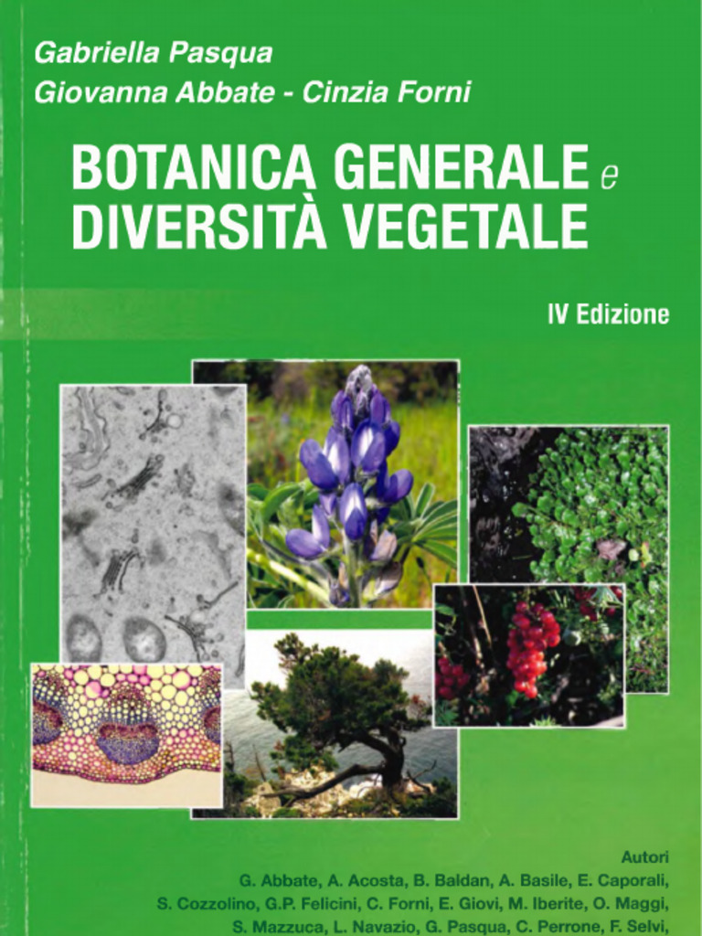 Botanica Generale E Diversità Vegetale | PDF