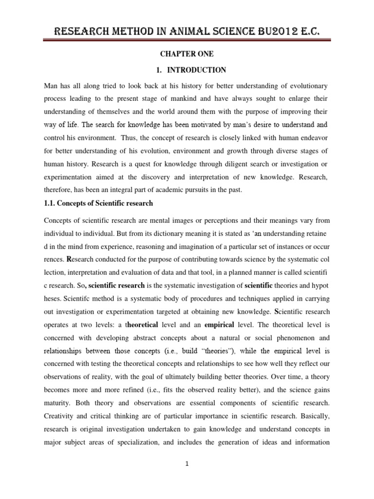 Research Methods in Animal Science | PDF | Methodology | Scientific Method