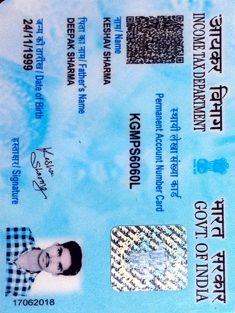 PAN CARD Keshav Sharma | PDF