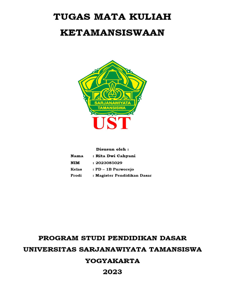 Sejarah Ibu Pawiyatan dan UST | PDF | Ilmu Sosial | Agama & Spiritualitas