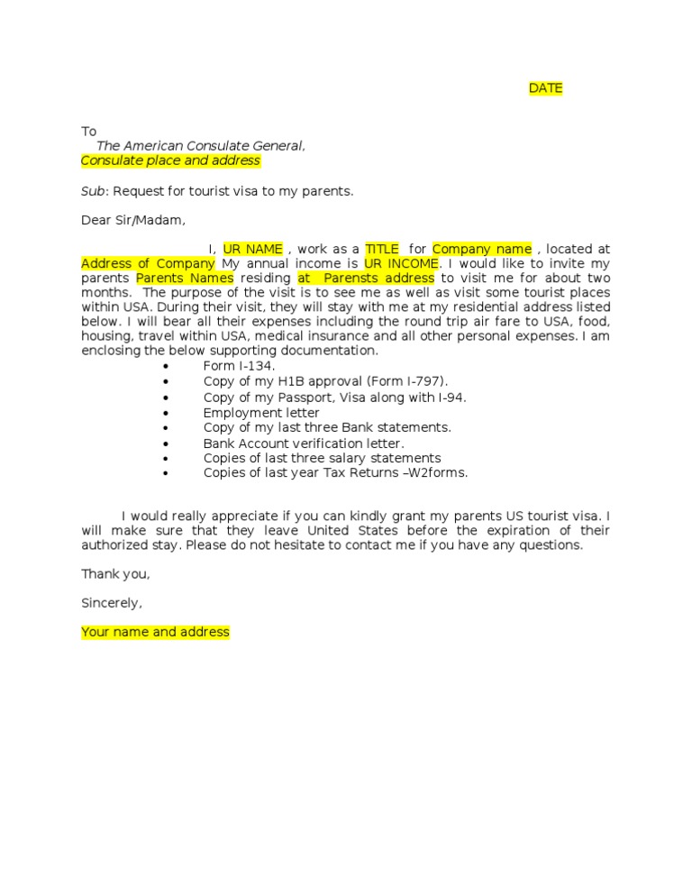 Visa Officer Letter | PDF