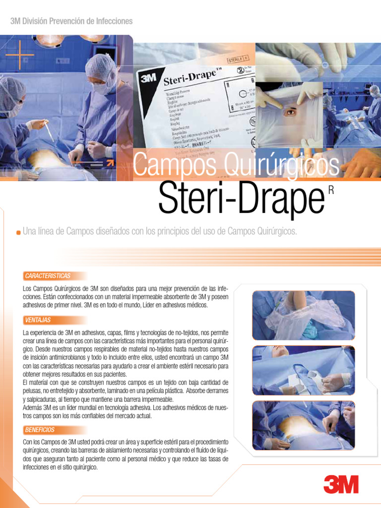 Brochure 3M Steri-Drape | PDF | Especialidades Medicas