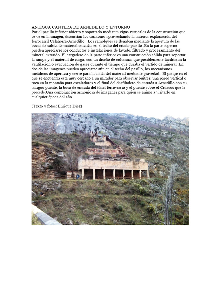 Cantera de Arnedillo | PDF