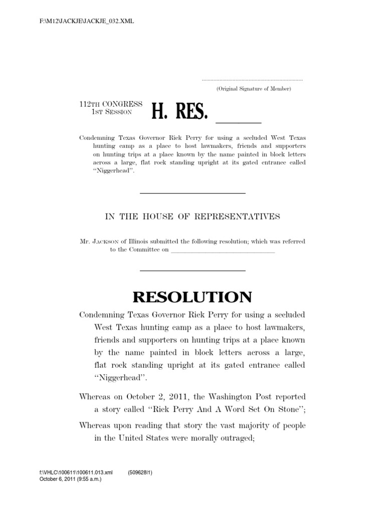 H. RES. LL: Resolution | PDF