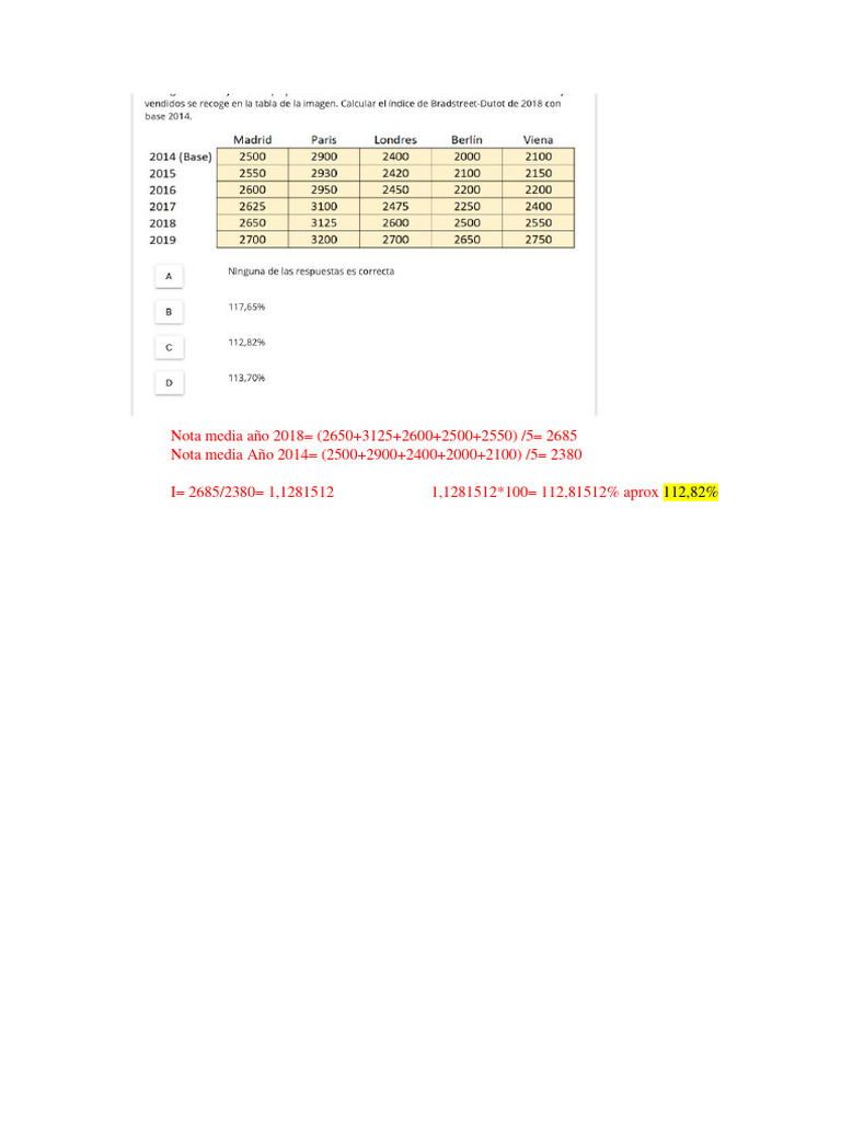 Solucion Paso A Paso 33 Preguntas Examen Estadistica | PDF
