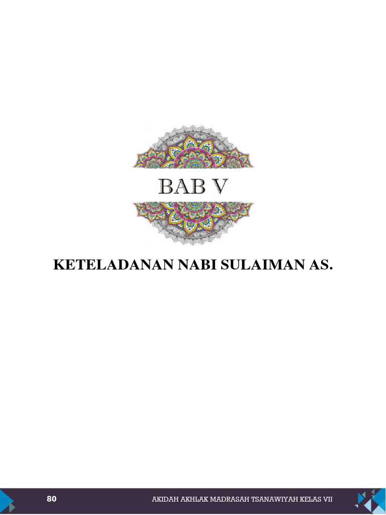 Materi Ajar Akidah Akhlak Kelas 7 Bab 5 | PDF