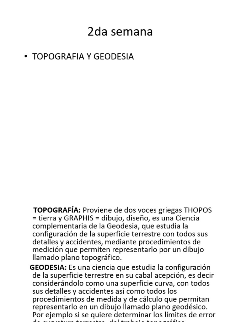 Topo 2 Topografia y Geodesia | Descargar gratis PDF | Topografía | Geodesia