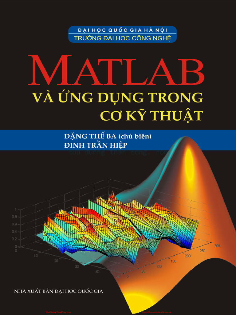Matlab Dang-The-ba GT Matlab Va Ung Dung - (Cuuduongthancong - Com) | PDF