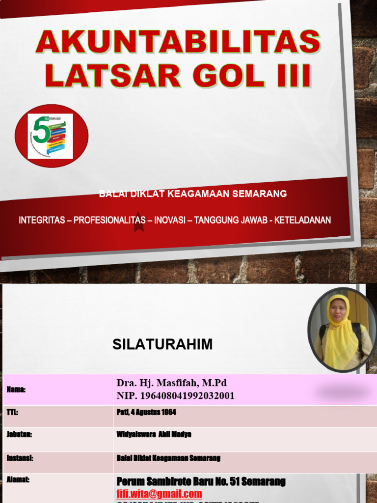 Pelatihan Akuntabilitas PNS | PDF