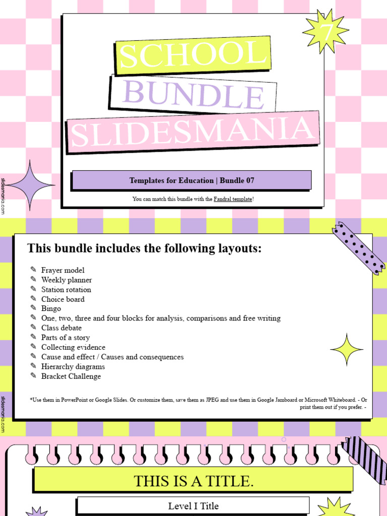School Bundle 07 SlidesMania | PDF