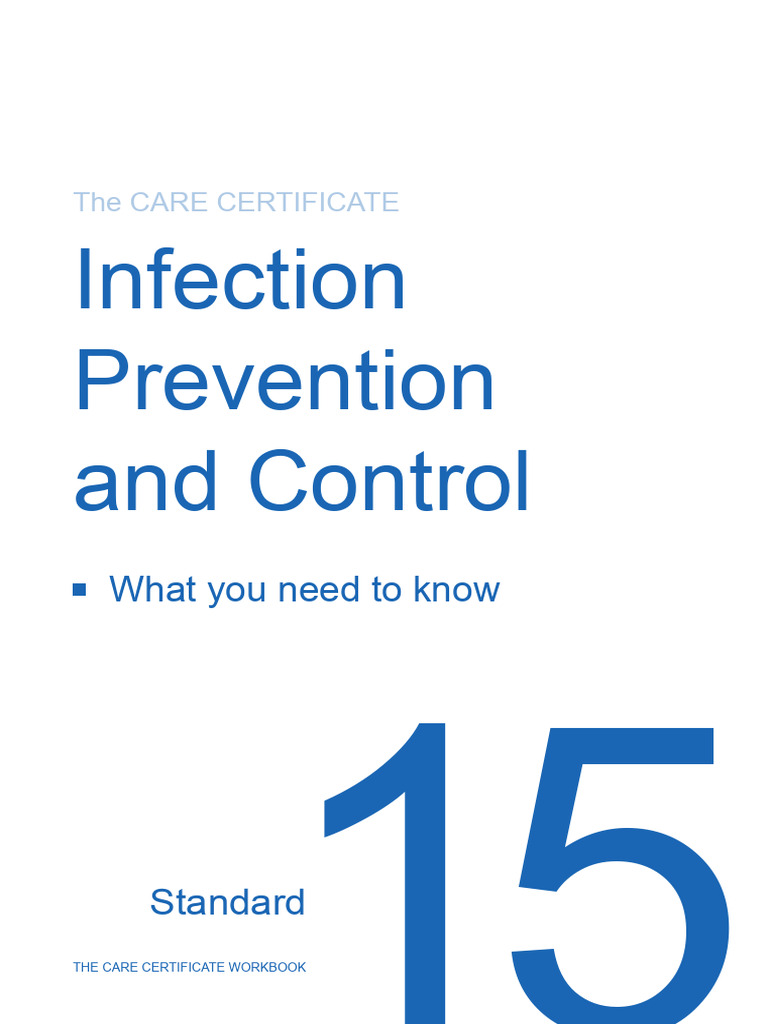Standard 15 - Infection Prevention and Control | PDF | Infection | Hand ...