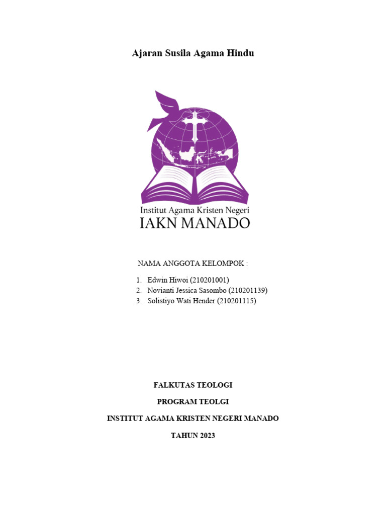 Ajaran Susila dalam Agama Hindu | PDF | Filsafat | Sains & Matematika