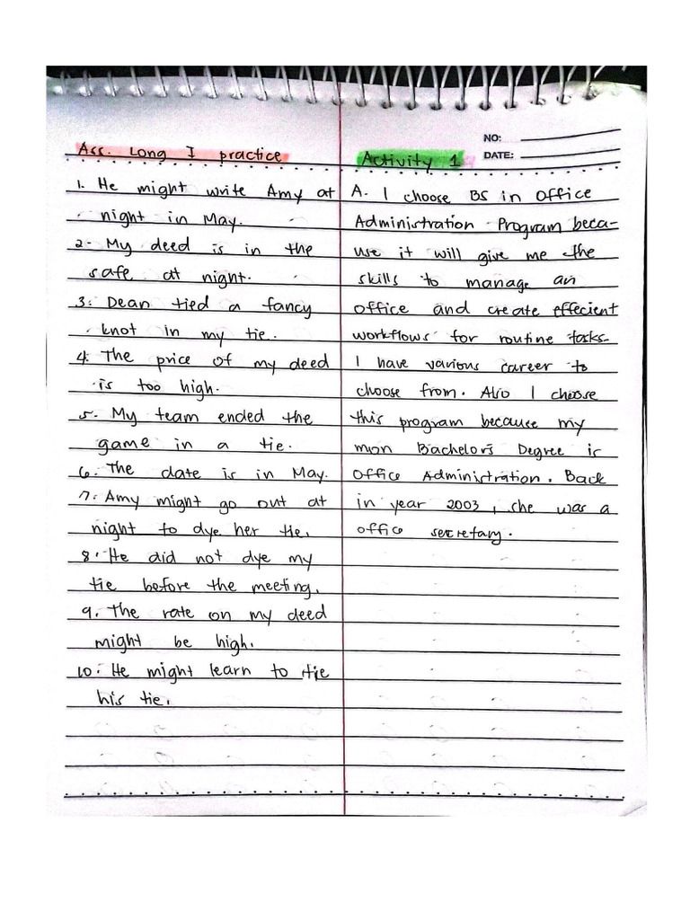 Erica Esmenda BSOA 1C Assignment | PDF