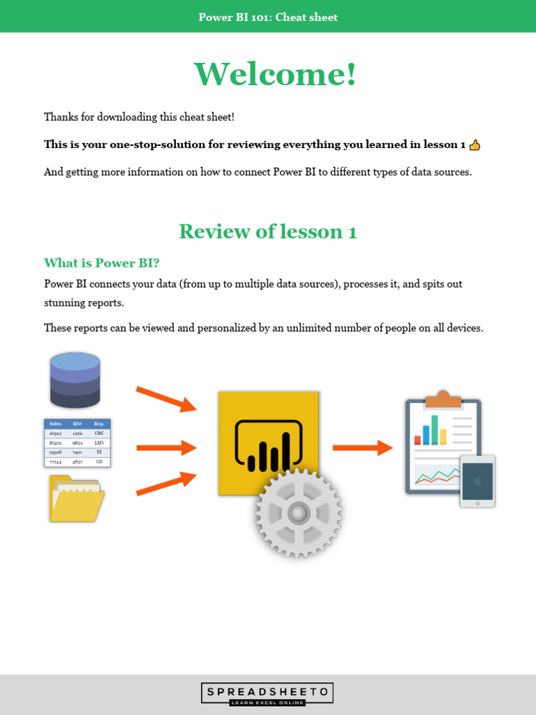 Power BI Data Connection Guide | PDF | Business