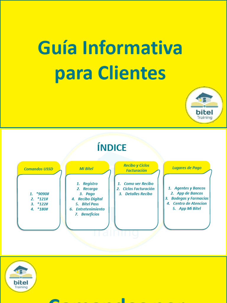 Guía Completa de Servicios Bitel | PDF