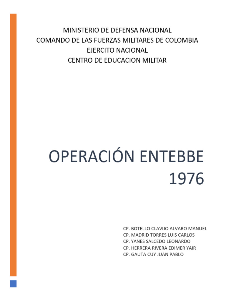Operación Entebbe | PDF